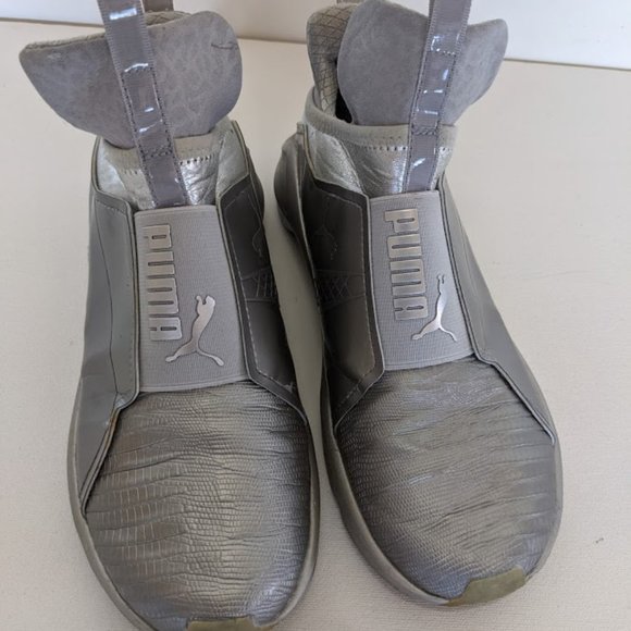 Shoes | Puma Metalic Tenis Shoes For Women | Poshmark